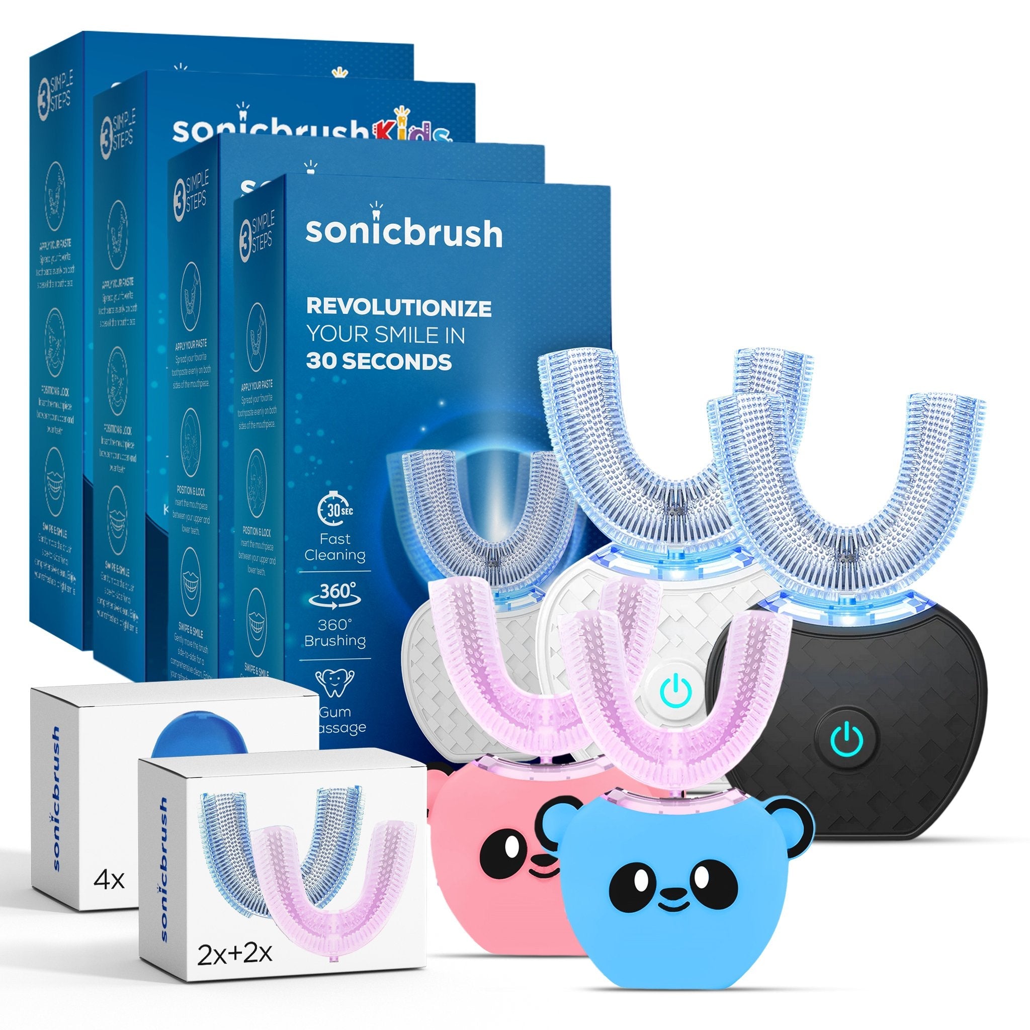 Family Smile Bundle – Sonic Brush®